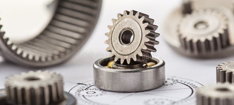 Gears, Bearings and Mechanism Parts.Elements of Mechanical Blocksand ...