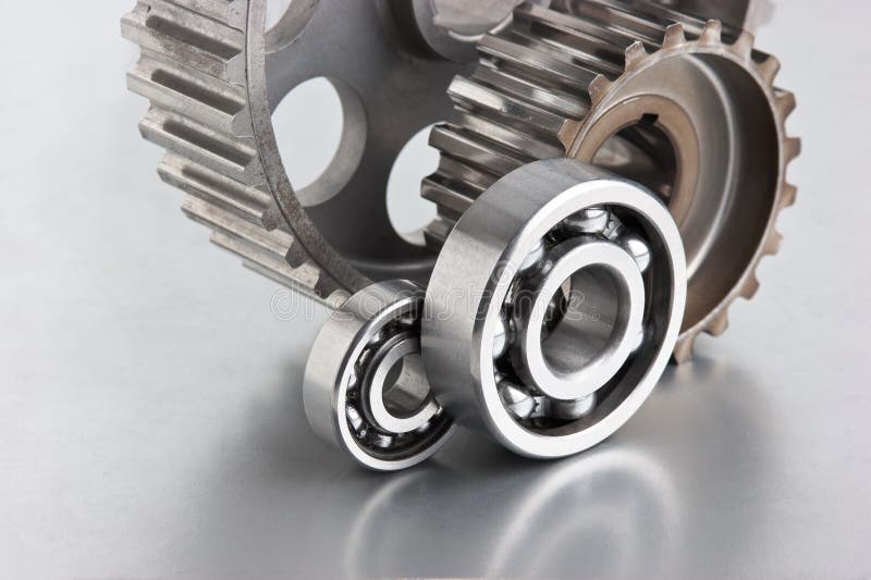 Gears and bearings stock photo. Image of gears, bearings - 62144134