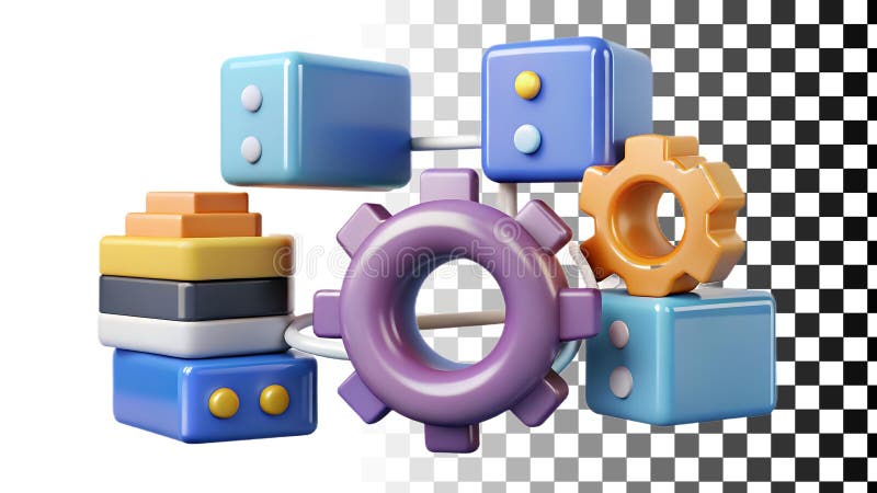 Gears and Blocks Mechanism, Technology and Engineering Png Transparent ...