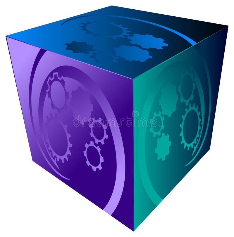 Gears stock vector. Illustration of flow, forecast, competition - 75943746