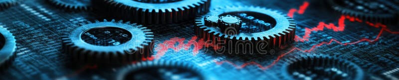 Gears and Charts: a Visual Representation of Business and Finance Stock ...