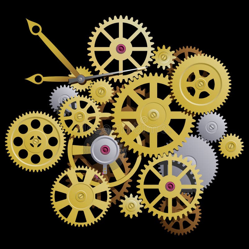 Clockworks Background Stock Illustrations – 924 Clockworks Background ...