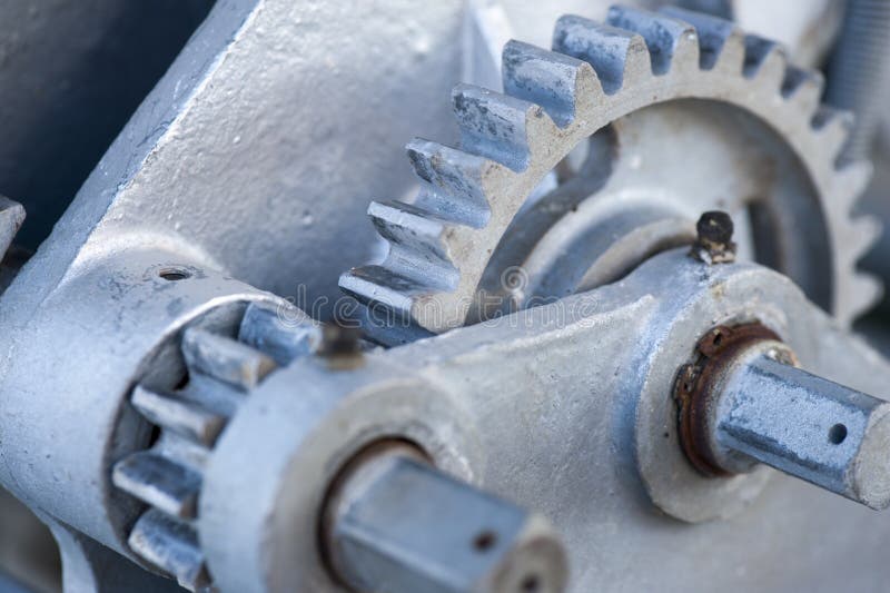 Gears closeup stock photo. Image of mechanical, tools - 28276610