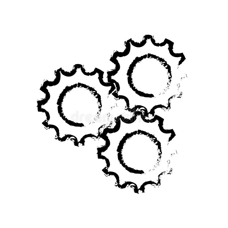 Gears cog wheel stock vector. Illustration of cooperation - 80862090