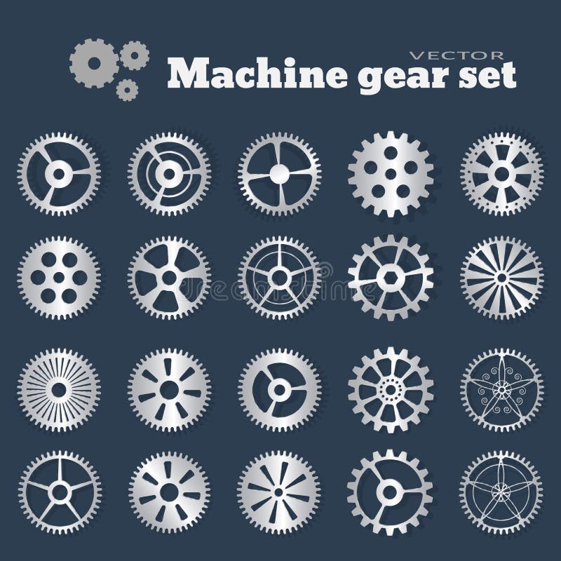Gears and cogs stock vector. Illustration of engineering - 84641820