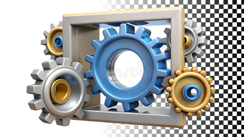 Gears and Cogs, Mechanical Parts, Industrial Elements, Tech Components ...