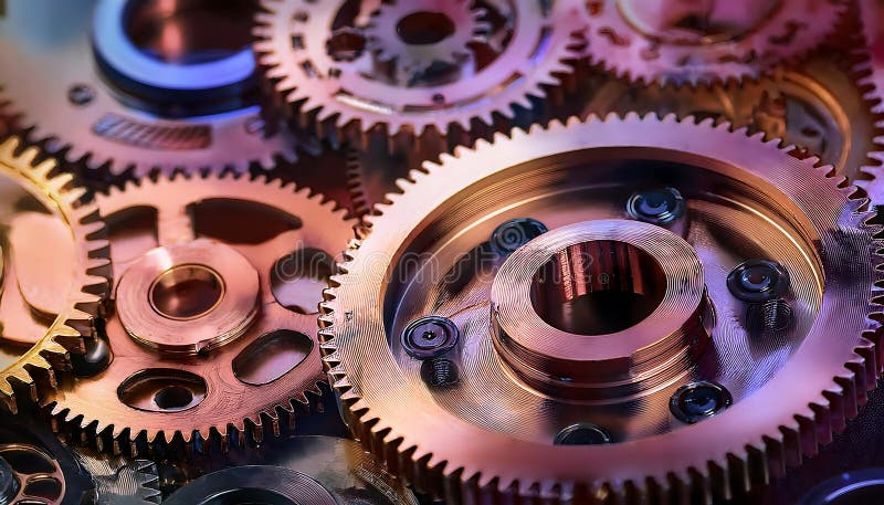 Gears and Cogs, Symbolizing Mechanics, Movement and Interconnected ...
