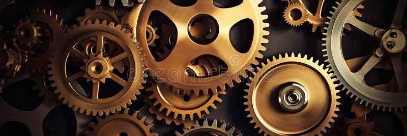 Gears and cogwheels stock illustration. Illustration of equipment ...