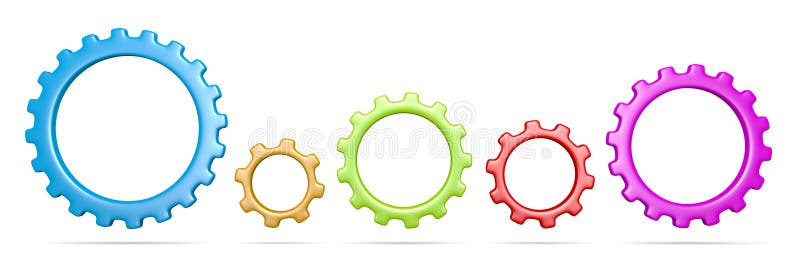 Four Gears stock illustration. Illustration of assembly - 42145657