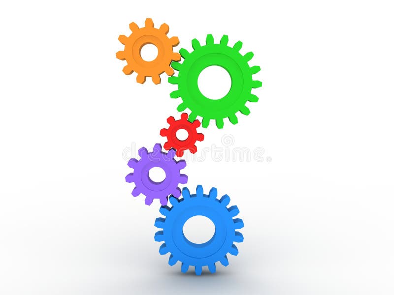Gears stock illustration. Illustration of industry, engine - 1777379