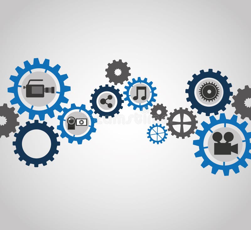 Gears concept design stock illustration. Illustration of engine - 66640974