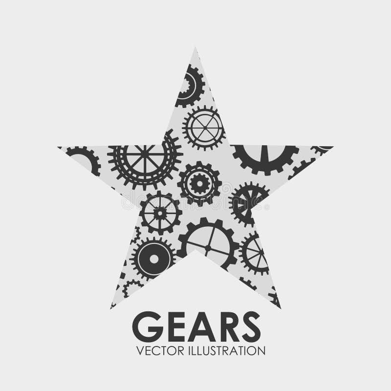 Gears design stock vector. Illustration of sign, wheel - 46566314