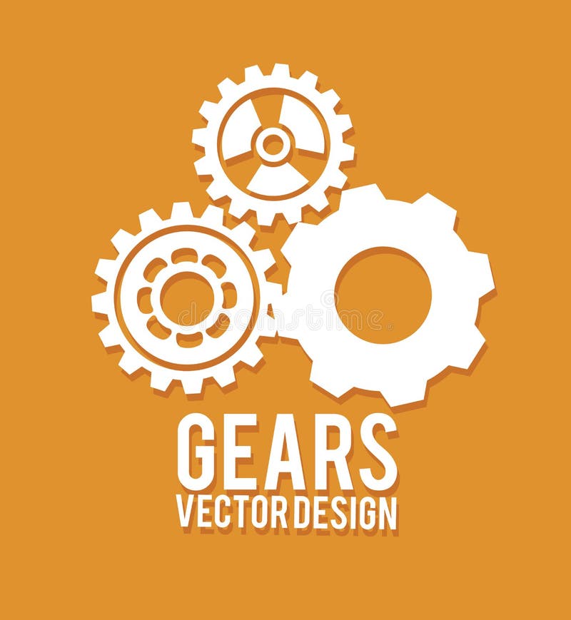 Gears design stock vector. Illustration of motion, industrial - 39301827