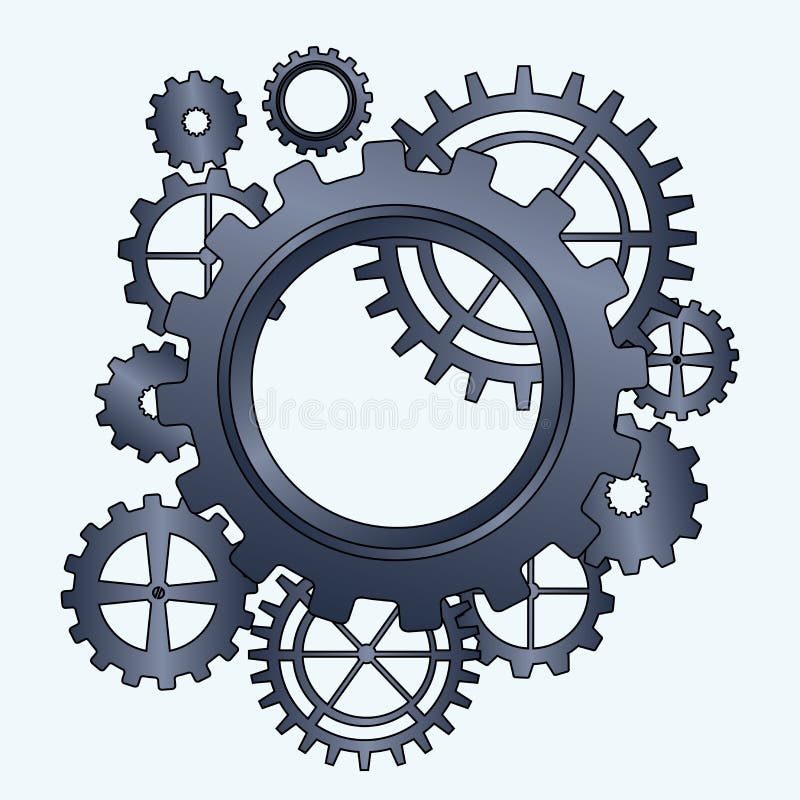 Gears design stock vector. Illustration of ideas, engine - 35811541