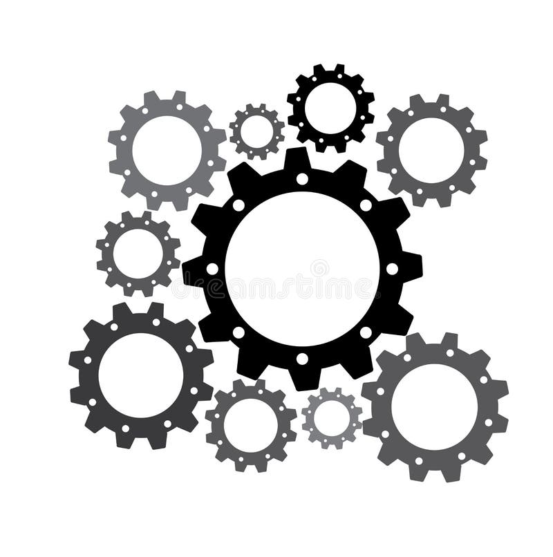 Gears design stock vector. Illustration of ideas, engine - 35811541