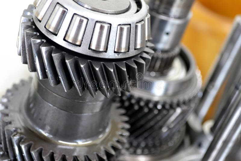Gears from gearbox stock photo. Image of isolated, services - 128841562