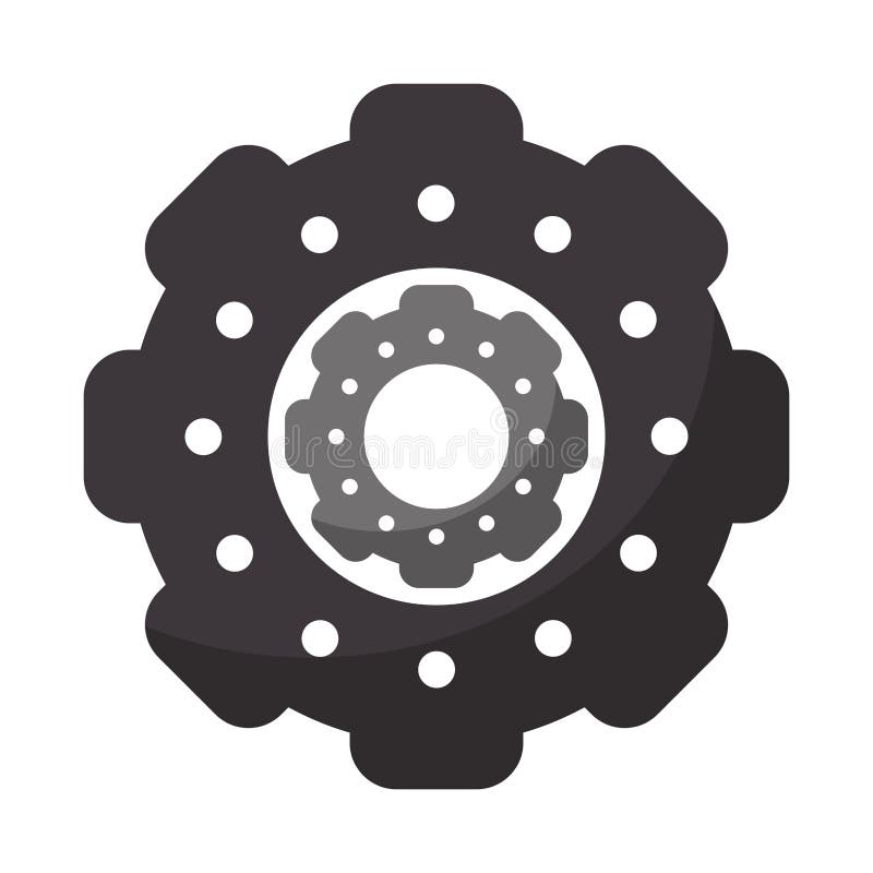Gears icon cartoon stock vector. Illustration of cartoon - 146256675
