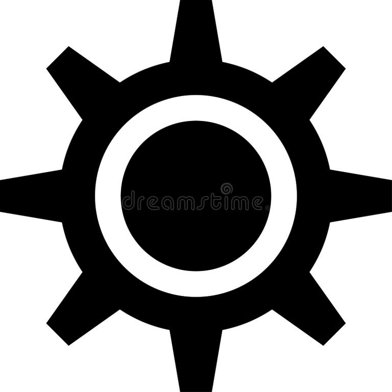 Gears Icon Set. Connected Cogs, Cogwheel Gears Vector Illustration ...