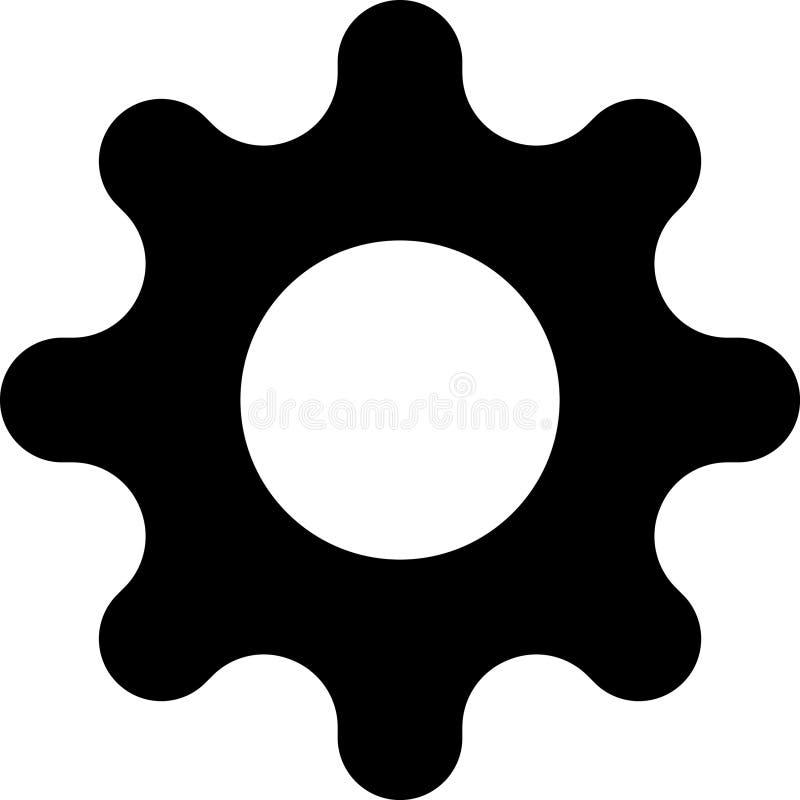 Gears Icon Set. Connected Cogs, Cogwheel Gears Vector Illustration ...
