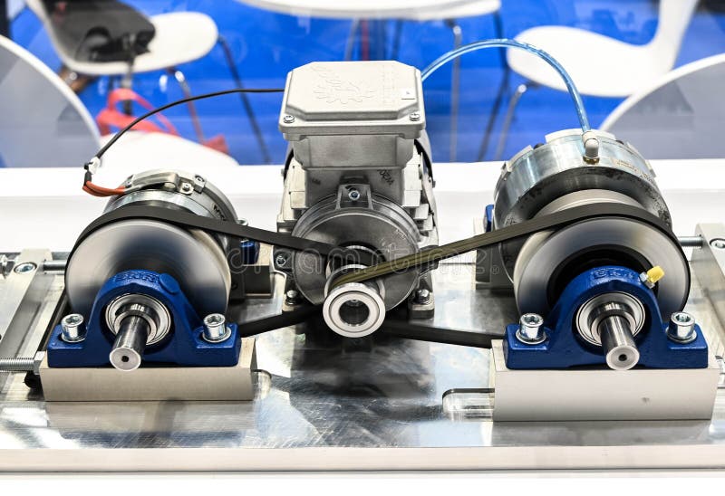 Gears Inside a Machine Tool Stock Image - Image of electronics ...