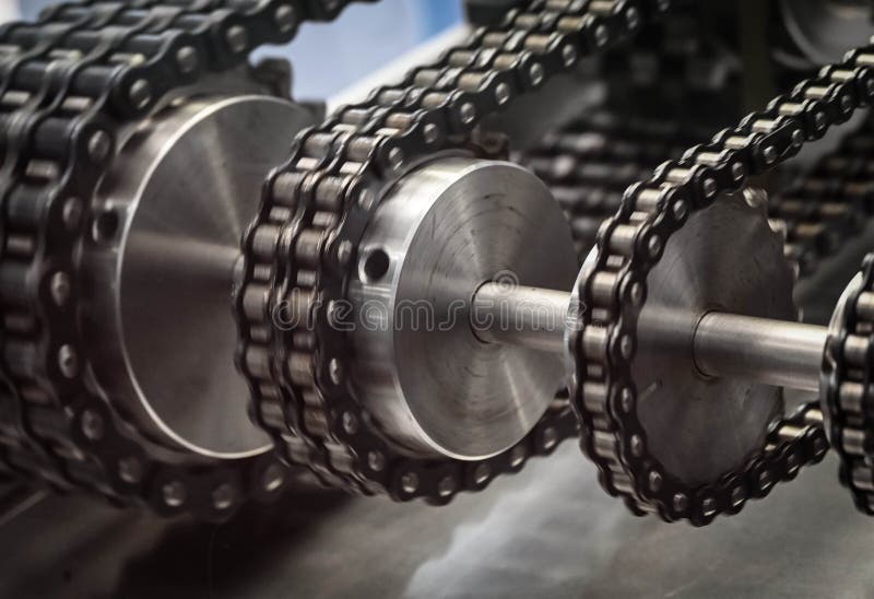 Gears Inside a Machine Tool Stock Photo - Image of robotization, drum ...