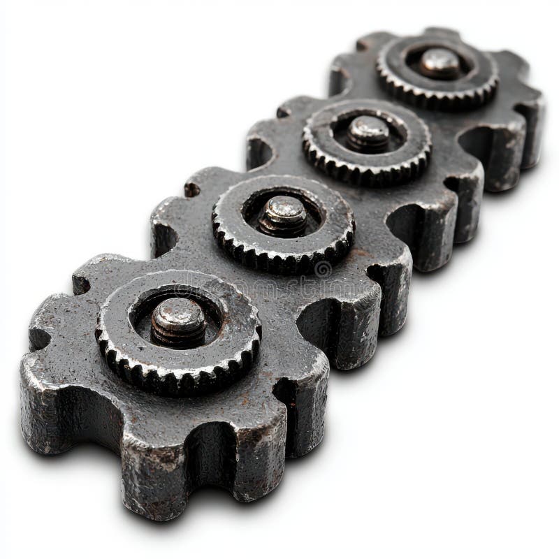 Gears Interlocking stock illustration. Illustration of mechanics ...