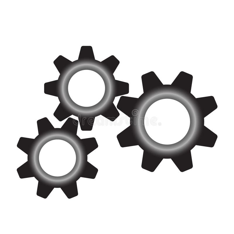 Vector Image Machine Gears and Transmission Parts Stock Vector ...
