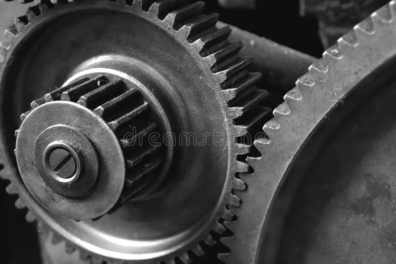 Gears of an machine stock photo. Image of historical - 33793978
