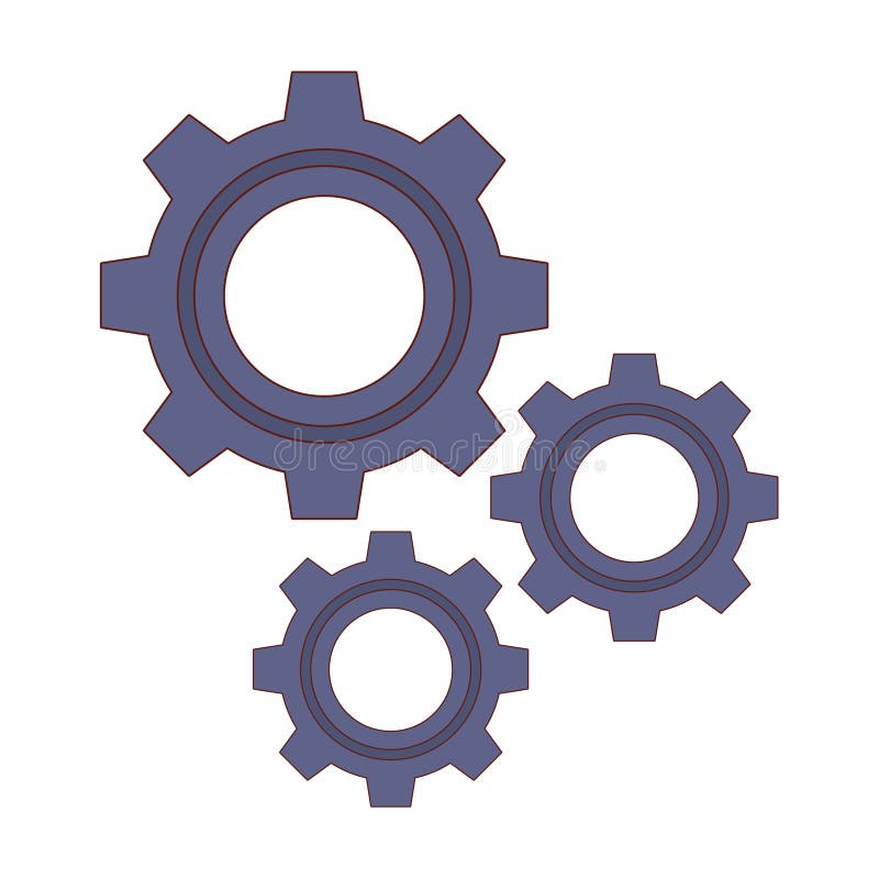 Gears machine settings stock vector. Illustration of transmission ...