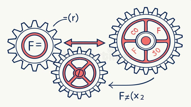 Gears with Mathematical Formula, Mechanical Calculation and ...