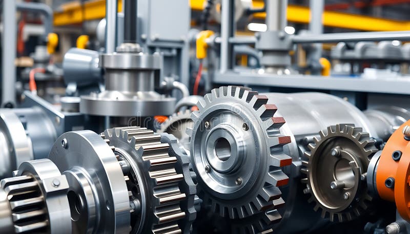 Gears Mechanical Engineering Industry Machinery Parts Generative AI ...