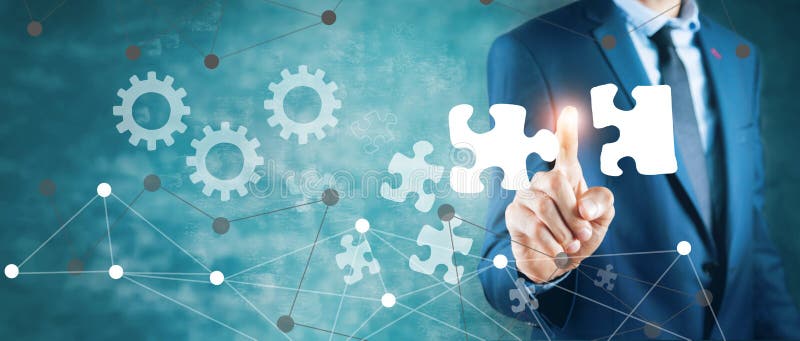 Gears Mechanism Concept. New Internet Web Technolog Stock Photo - Image ...