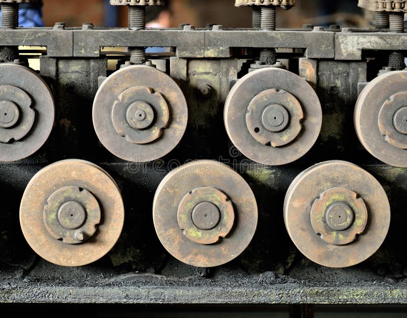 Gears from old mechanism stock image. Image of ancient - 39144569