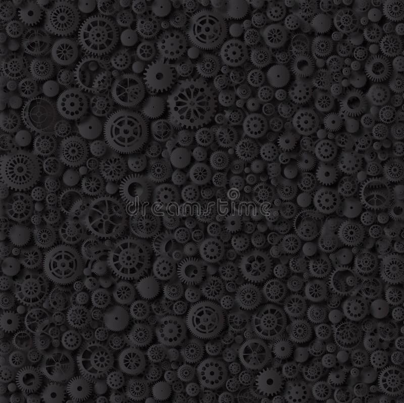 Gears pattern stock illustration. Illustration of design - 33235452