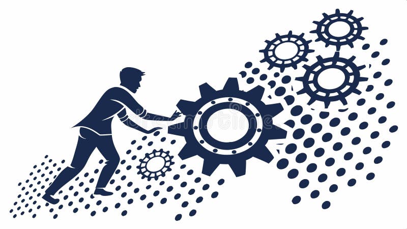 Gears and People, Teamwork, Collaboration, Industry, Technology ...