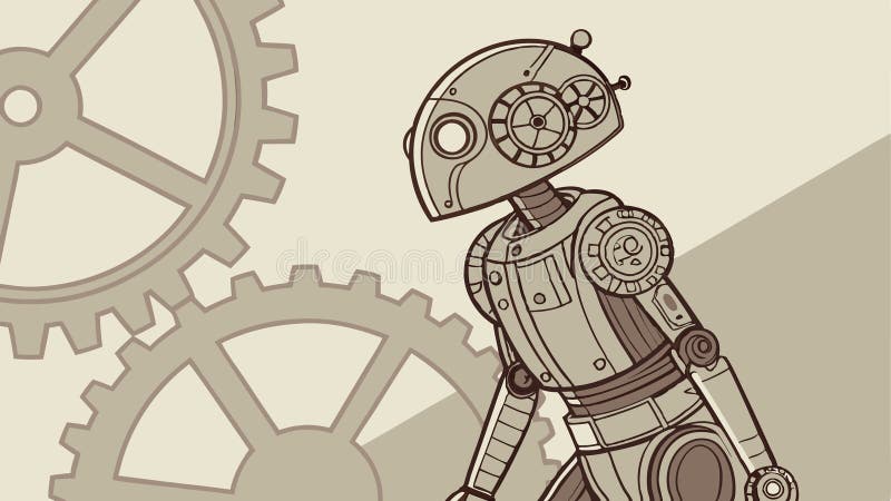 Gears and Robot Head Mechanical Concept and Artificial Intelligence ...