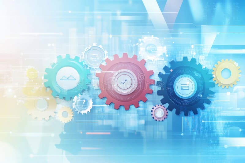 Gears Rotating, Driving Technological Advancement and Business ...