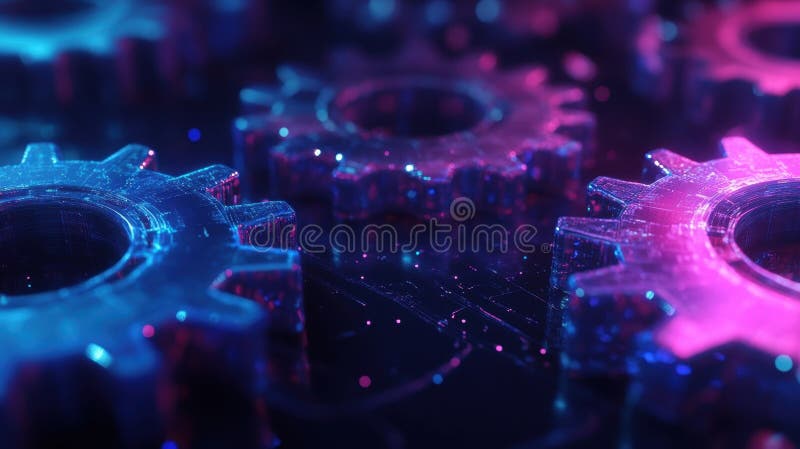 Gears Rotating, Symbolizing Seamless Integration and Collaboration in ... Gears Rotating, Symbolizing Seamless Integration and Collaboration in ...