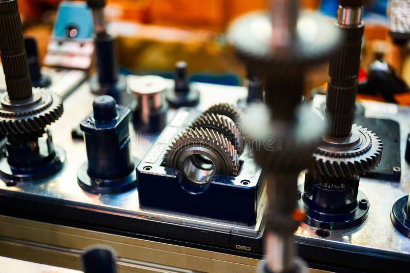 Gears Set of Car Gearbox for Different Speed Transmission Stock Image ...