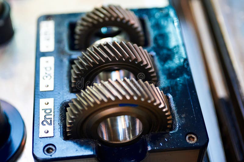 Gears Set of Car Gearbox for Different Speed Transmission Stock Photo ...