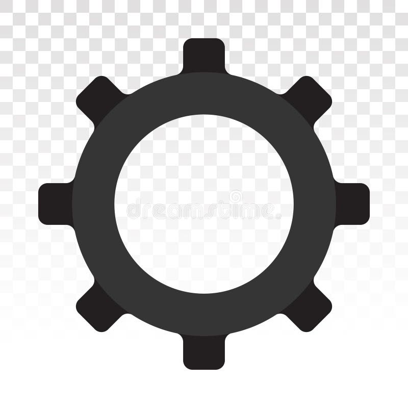 Gears Setting Cogs Flat Icon for Apps and Websites Stock Vector ...