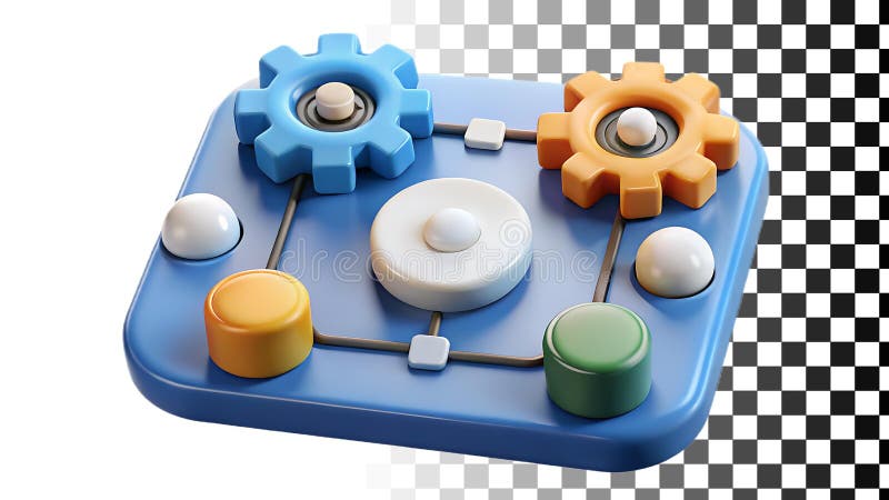 Gears and Settings Icon, Mechanical Process Symbol Png Transparent ...