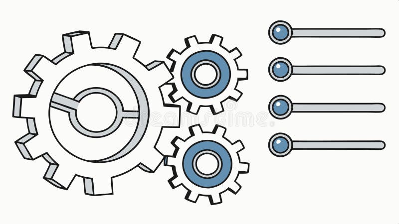 Gears and Settings Icons, Technology and Options, Configuration Tools ...