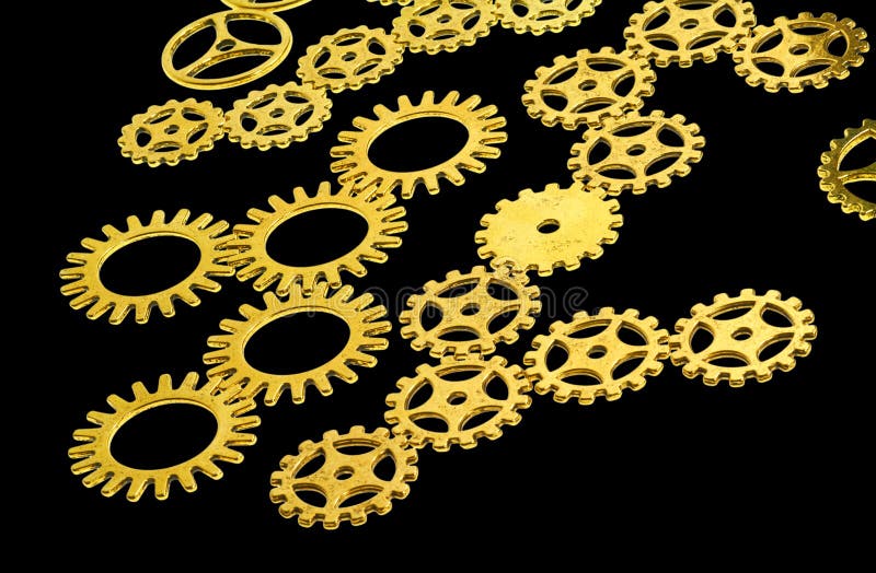 Two gears mesh stock image. Image of fusion, motor, engine - 139736393