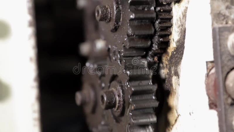 The Gears are Spinning. Start Reliable Engines Stock Video - Video of ...