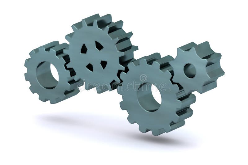 Gears of Success stock illustration. Illustration of inspire - 10489447