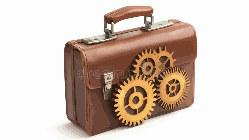 Efficient Gears Representing Work Efficiency and Collaboration in ...