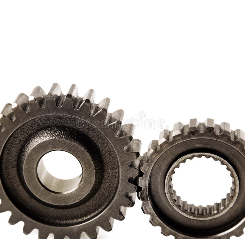 Set of chains and gears stock photo. Image of combination - 23128206