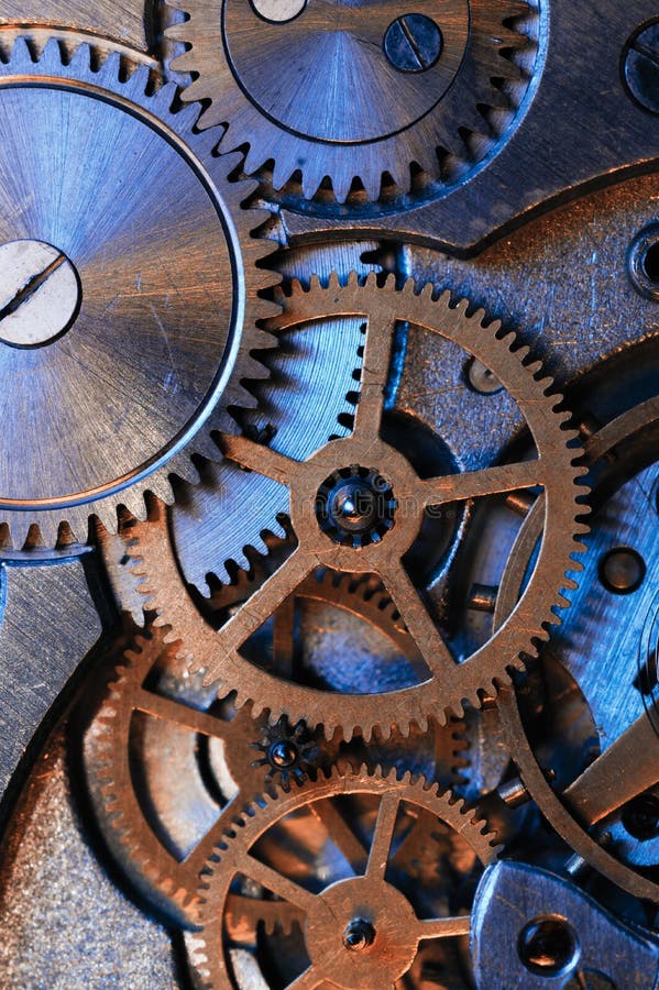 Gears Wheels, Close Up View Stock Image - Image of closeup, mechanical ...