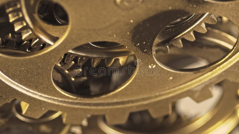 Gears Working Perfectly in Teamwork and Responsibility Stock Video ...